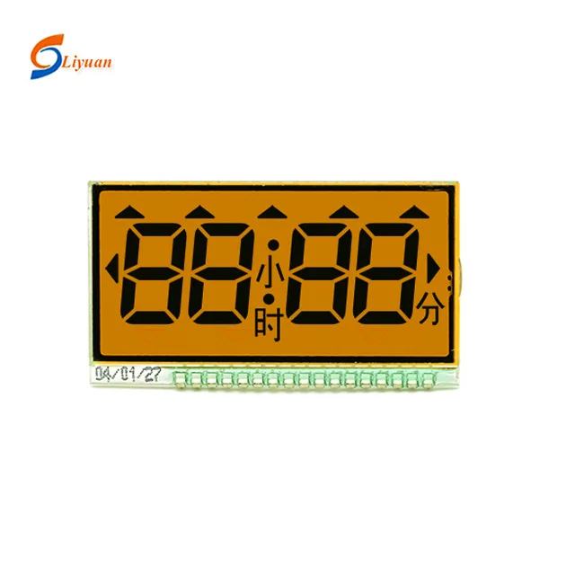 6 Digit 7 Segment LCD Display - Circular E Ink Display