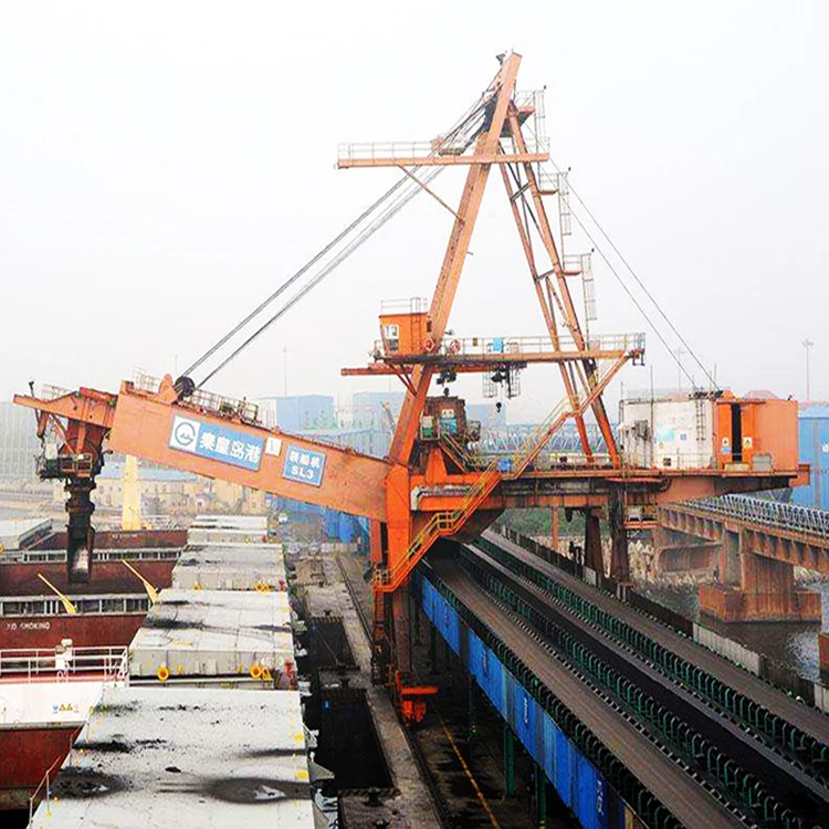 Continuous Cement Ship Loader - 100ton Marine Crane