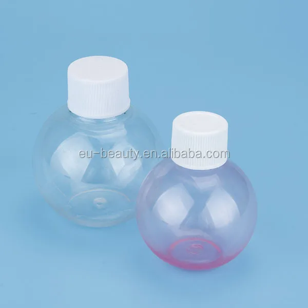 50 Ml 100 Ml Pet Sphere Shaped Clear Bottle - Buy Sphere Shaped Bottle ...
