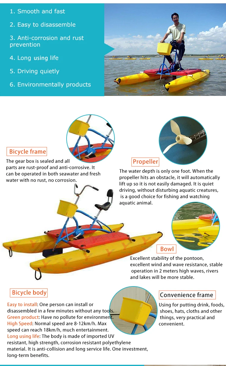 Aqua Bikes & Water Bikes - Fun Inflatable Water Sports Gear