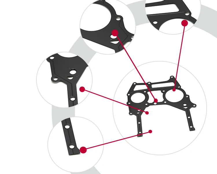 Weltake WMM U5LB0379 Generator Engine 1103 Bottom Gasket Kit for Massey ...