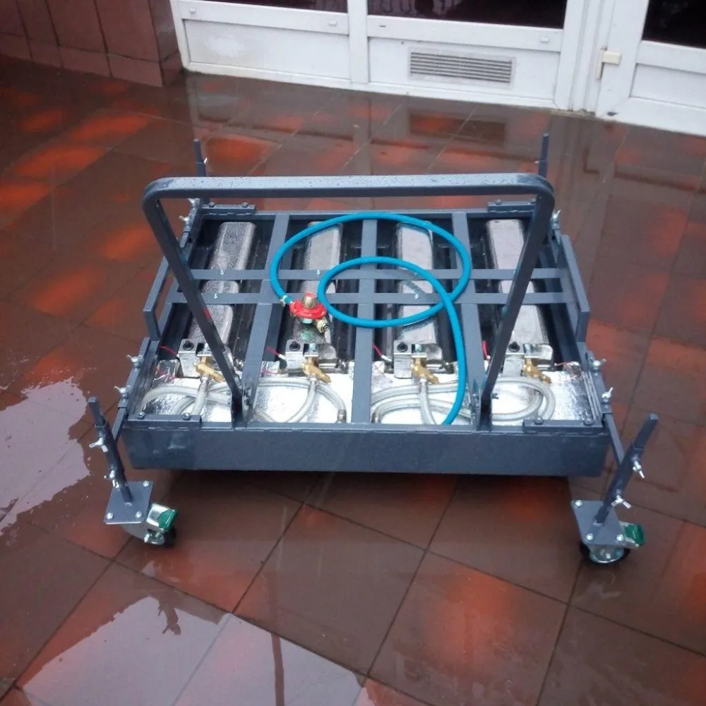 Asphalt Pavement Heating Repair Machine Parts Metal Fiber Infrared Gas ...