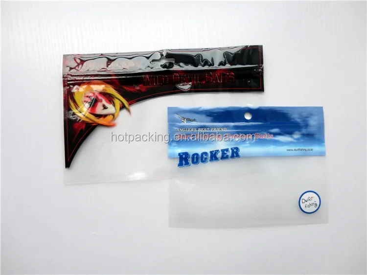Fishing Bait Bag Custom Soft Plastic Fish Lure Baits Packaging Bag With ...
