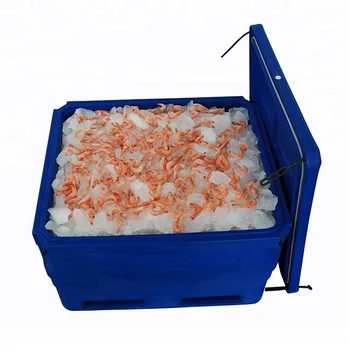 Large Insulated Fish Cool Ice Box For Frozen Seafood Transport - Buy ...