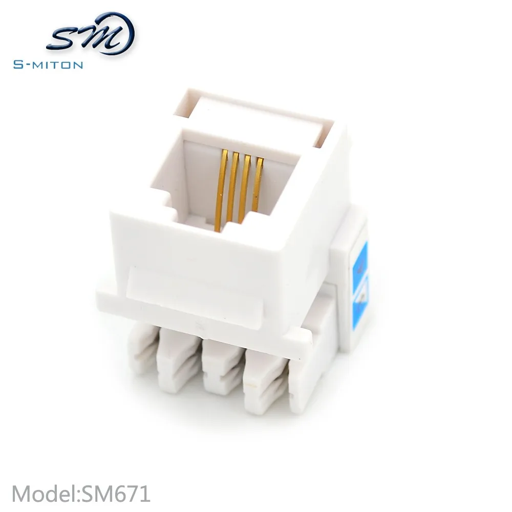 Hot sale RJ45 module keystone Jack Cat6 from China Manufacturer - 深圳市松美 ...