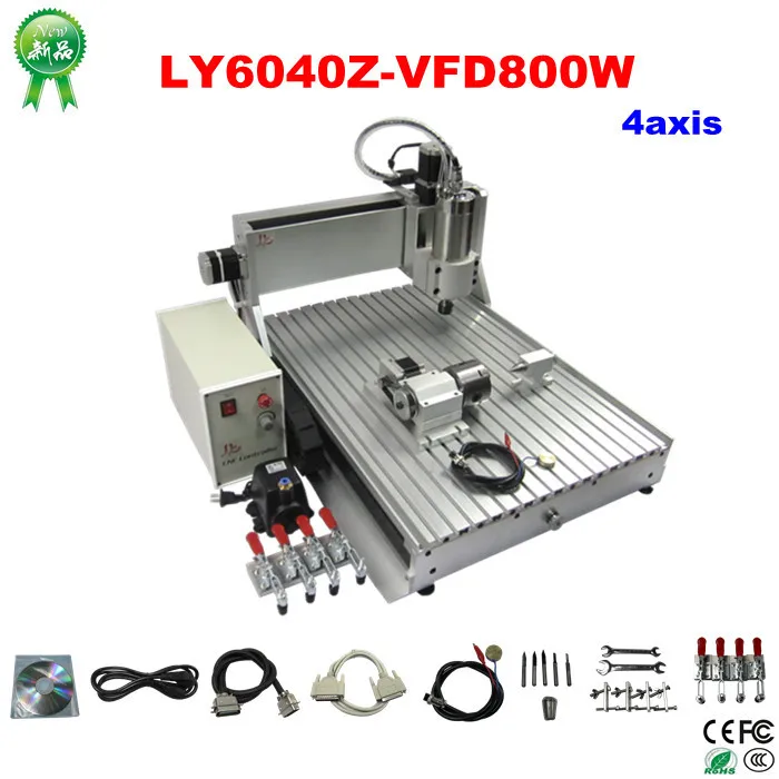 800W Spindle 4 Axis CNC Router - Versatile Milling Machine