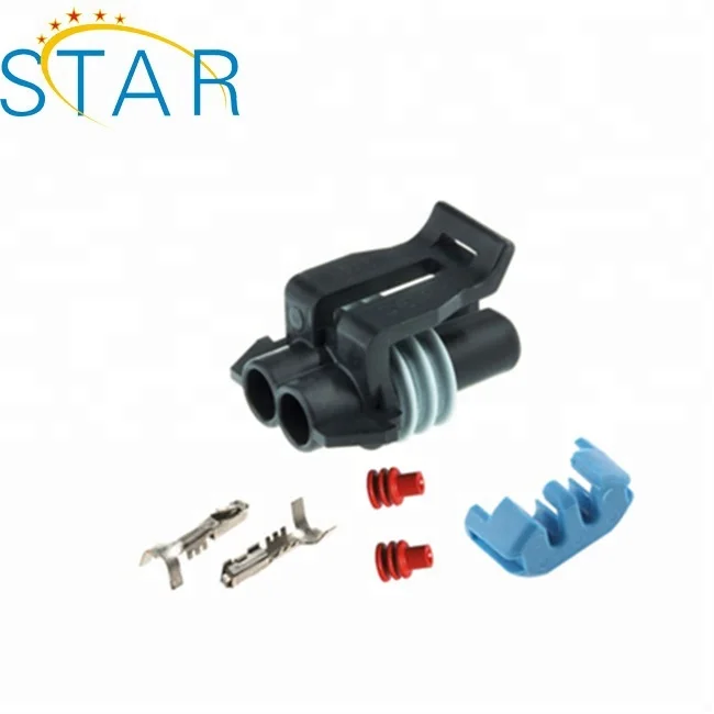 Automobile 2 Pin Female Sealed Automotive Electrical Connector With ...