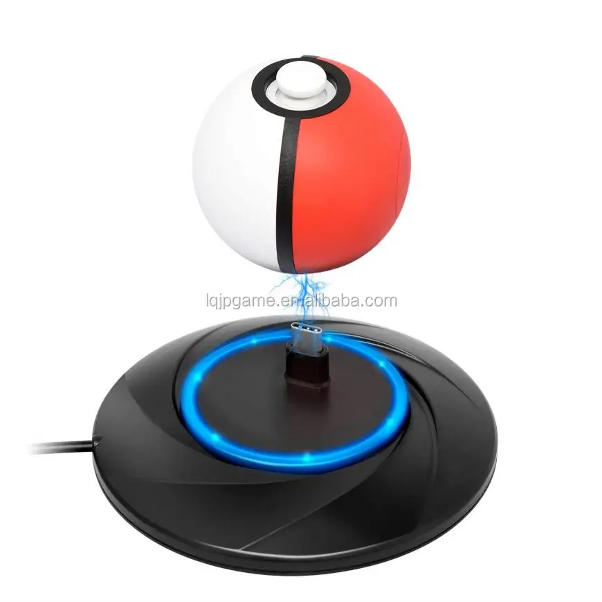 For Nintendo Switch Pokeball Power Supply Led Charger Charging Stand ...