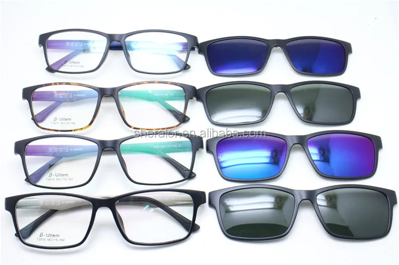 Drop Sales 010 Full Ultem Sunglasses Optical Frame Magnetic Clip On ...