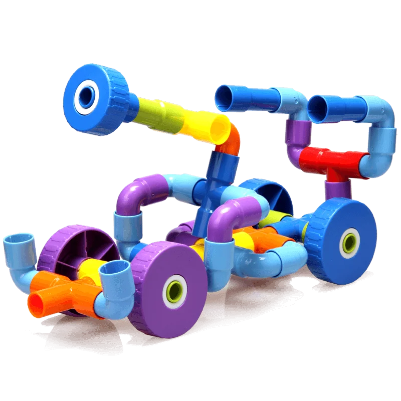 Children Pipe Building Blocks Educational Intelligence Block Toys Set ...
