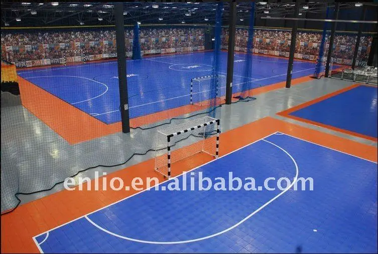 Futsal Court Floor / Indoor Soccer Tiles With Ce Sgs - Buy Modular ...