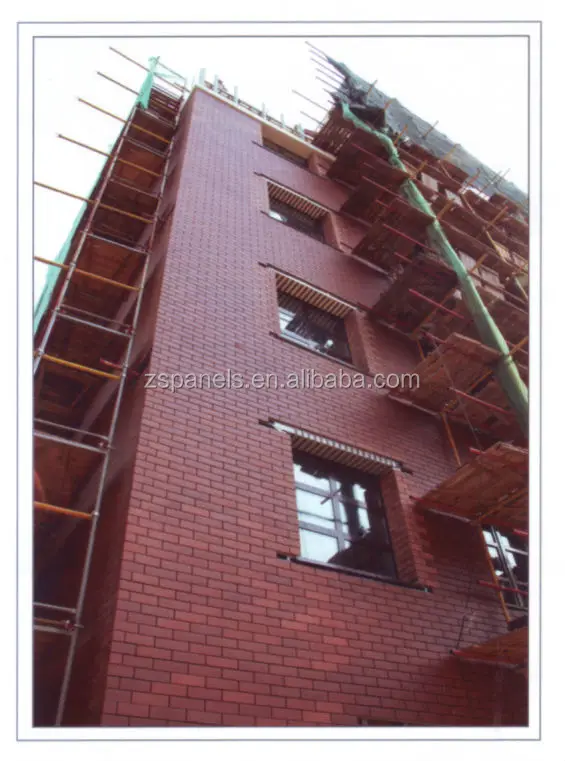 Old Red Cladding Facade Wall Slip Bricks In Size Of 215*65*28mm - Buy ...