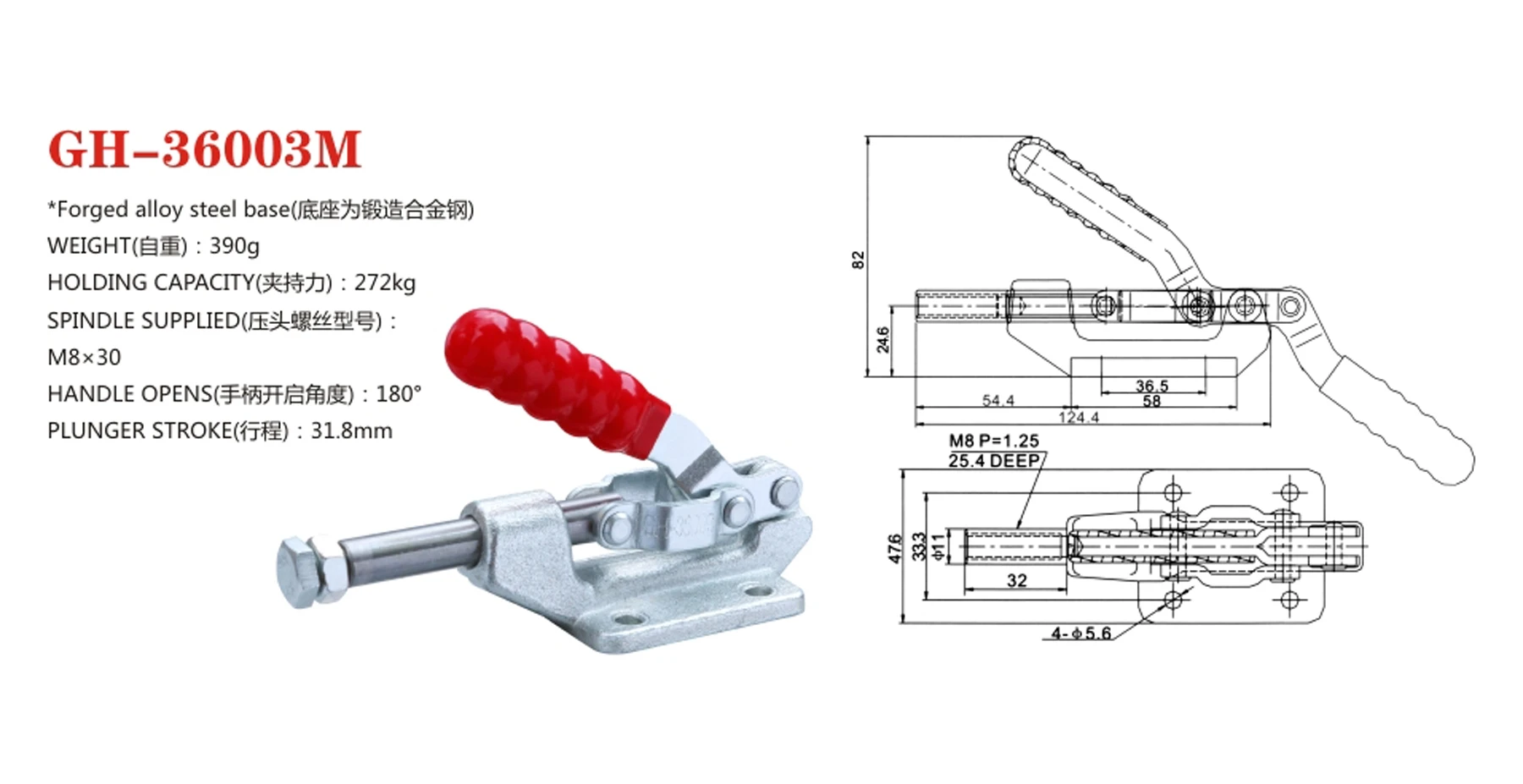 Rapid Fastener Push Pull Toggle Clamp - Heavy Duty & Precision
