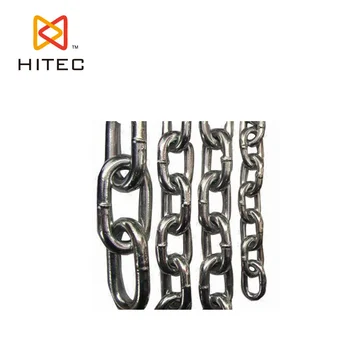 Electo-galvanized Mild Steel Short Link Chain Marine Chain - Buy ...