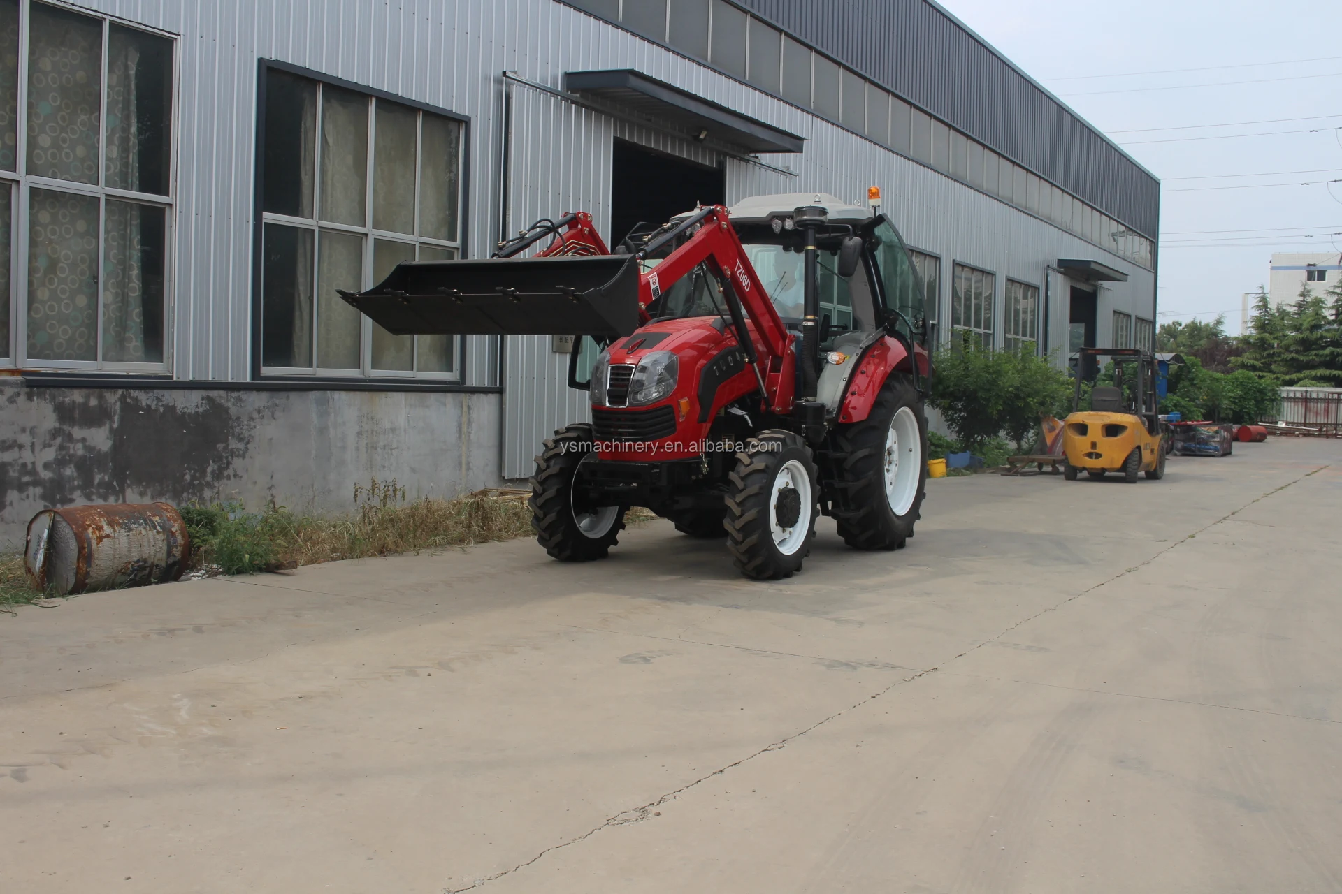 100hp Cheap 4wd Chinese Farm Tractors With Front End Loader - Buy ...