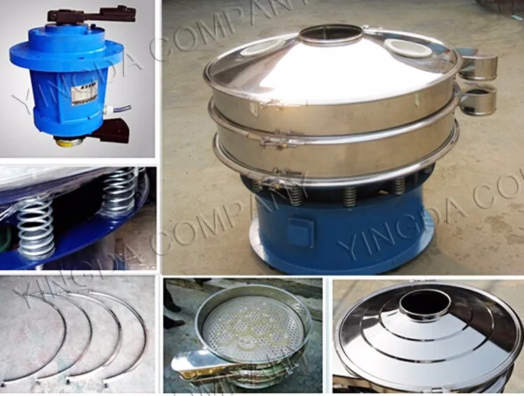 Electric Rotary Vibrating Sieve for Oil Sand Soil Screening