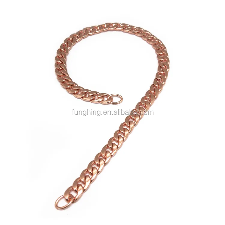 Copper Material Chain With O Ring Pure Copper Chain In 10mm Width - Buy ...