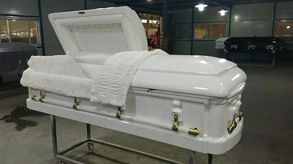 Emperor Wooden White Casket And Funeral Used Coffins For Sale From ...