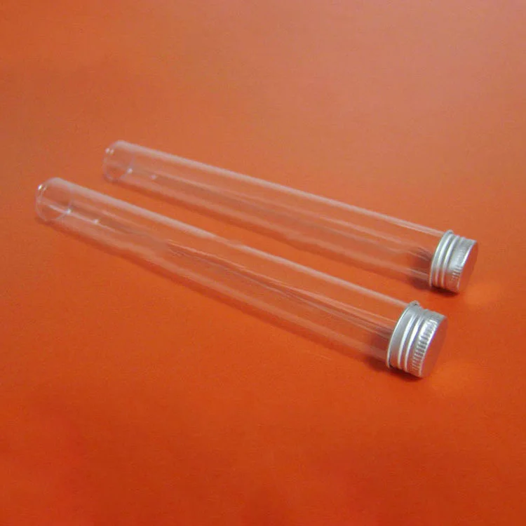 Clear Plastic Storage Tube with Screw Cap - Model T1012