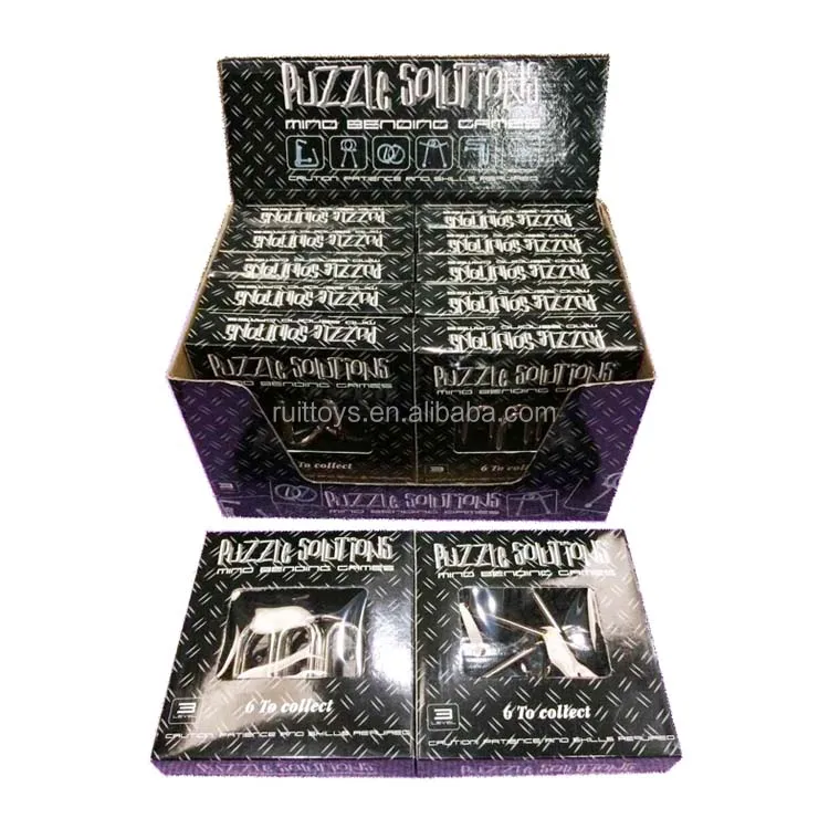 Interlocking Metal Puzzle Magic Metal Puzzle Kids Iq Game Toys - Buy ...