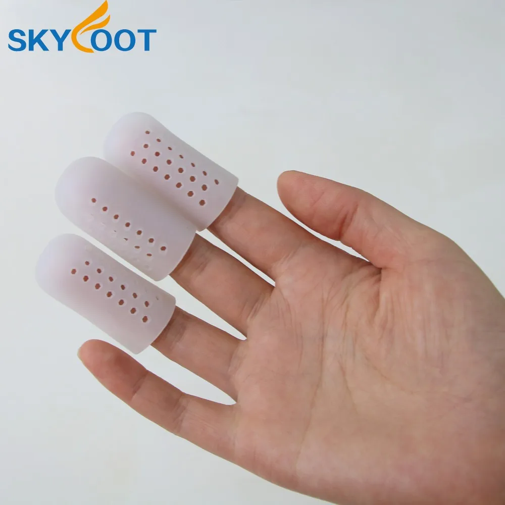 Breathable Silicone Gel Toe Cap Sleeve For Clavus Pain Relief - Buy Gel ...