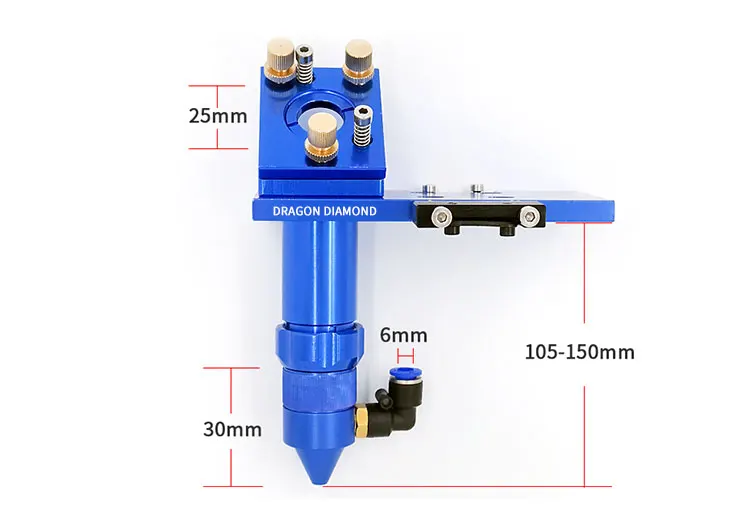 CNC Laser Cutting Head with Focus Lens - Easy to Operate