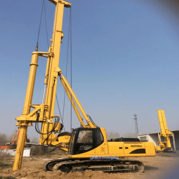Max. 56m Dfr-168a Hydraulic Rotary Bored Piling Rig Construction ...