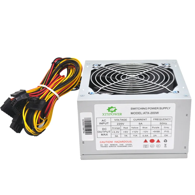 Atx Pc Power Supply 200w Psu For Desktop12cm Fan - Buy Computer Power ...