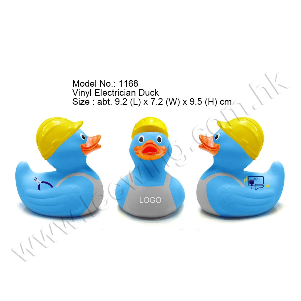 Funny Promotional Builder Architect Engineer Yellow Rubber Duck Bath ...