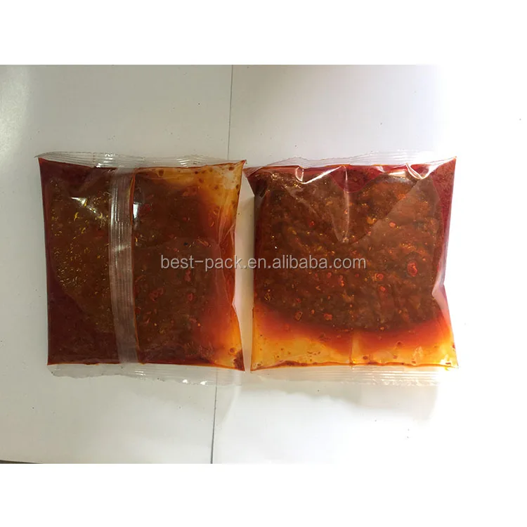 Hummus Garlic Tomato Ketchup Sachet Paste Buttermilk Packing Machine