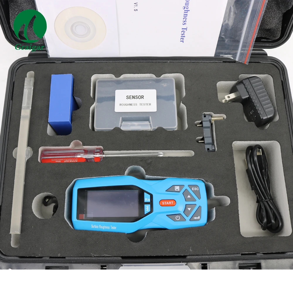 Gr220 Digital Surface Roughness Tester Measuring 20 Parameters Ra: 0. ...