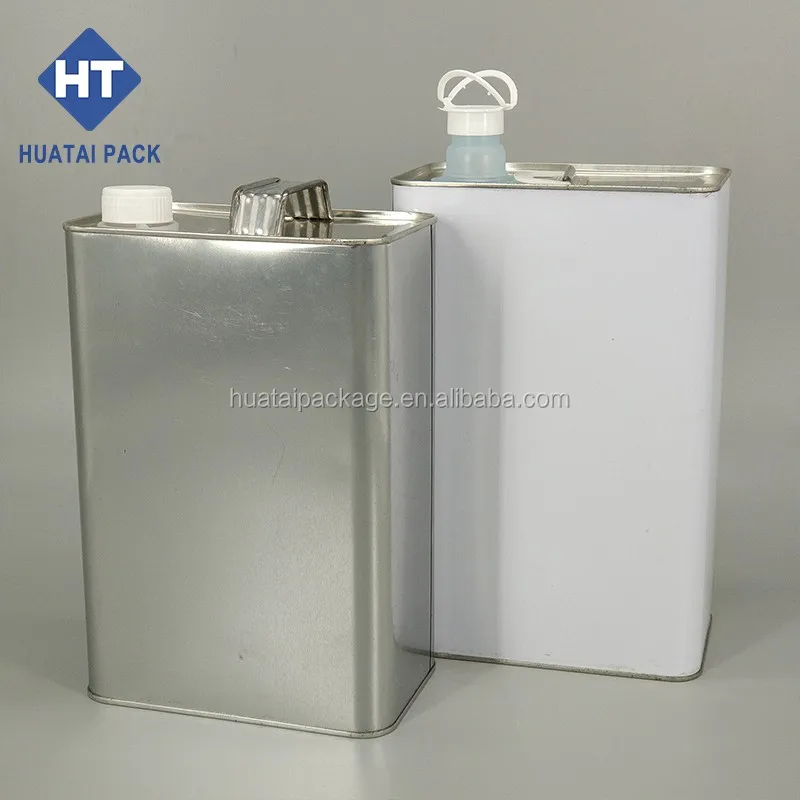4l Square Motor Oil Drum With Metal Lid Engine Oil Can Manufacturer ...