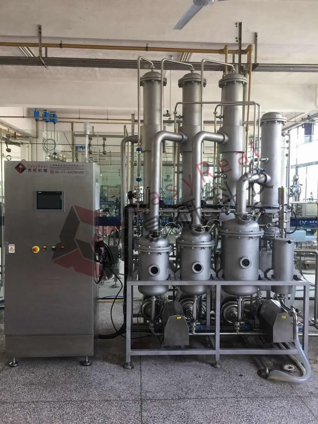 Lab Evaporator Pilot Triple-effect Falling Film Evaporator For Sale ...