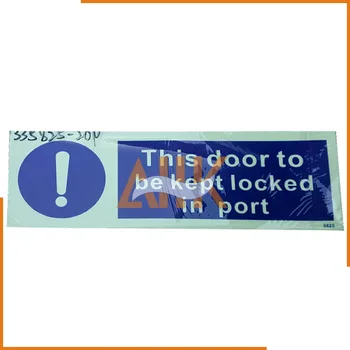 Isps Code Signs&security Signs,This Door To Be Kept Locked In Port ...