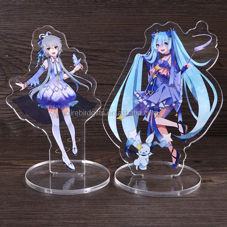 Custom Anime Cartoon Character Clear Acrylic Charm Stand