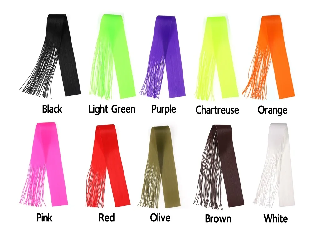40 Strands of 30CM Micros Silicone Round Rubber String for Trout Fly Legs