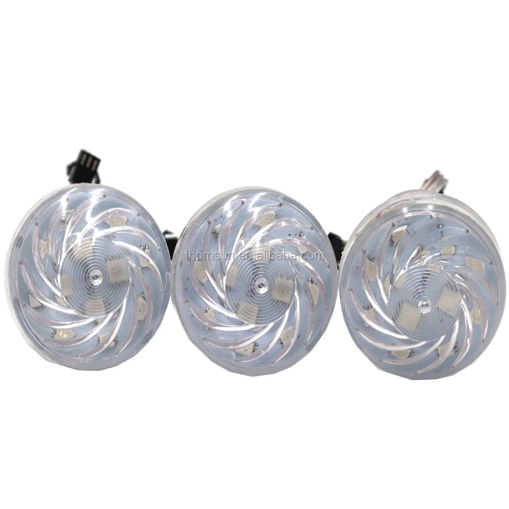 Cabochon LED Lights - 60mm RGB Pixel Lights with 18 Leds