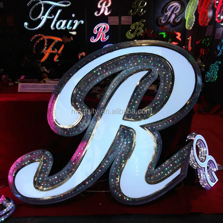 R Custom Large Led Advertising Sign Letters 3d Plastic Acrylic Small ...
