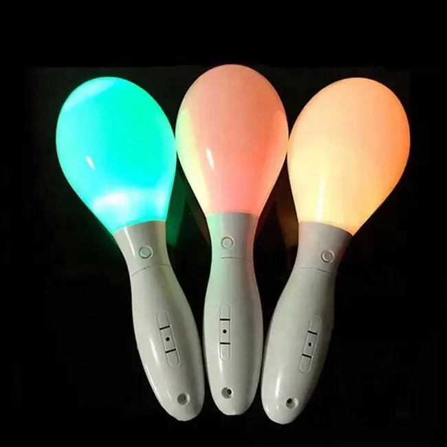 Maracas,Custom Maracas Led Flashing Maracas,Plastic Your Logo 7 Inch ...