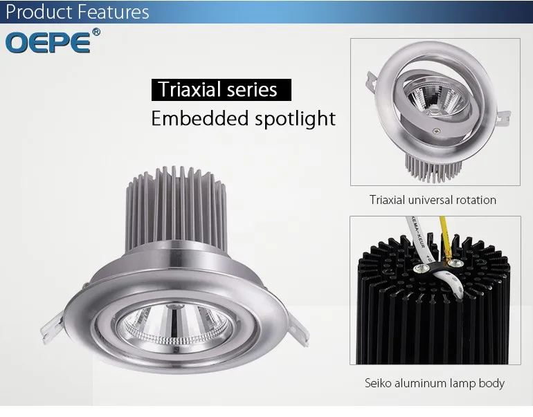 High Cri 90 6w Watt Led Ceiling Spot Light Low Power Small Size Cob Led ...