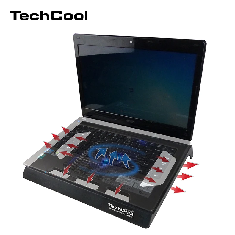 Unique Metal Mesh Tablet Pc Cooling Pad Double Silent Fans Laptop ...
