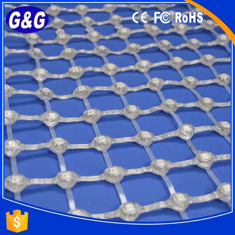 High Level Outdoor Flexible Transparent Video Mesh LED Display Screen