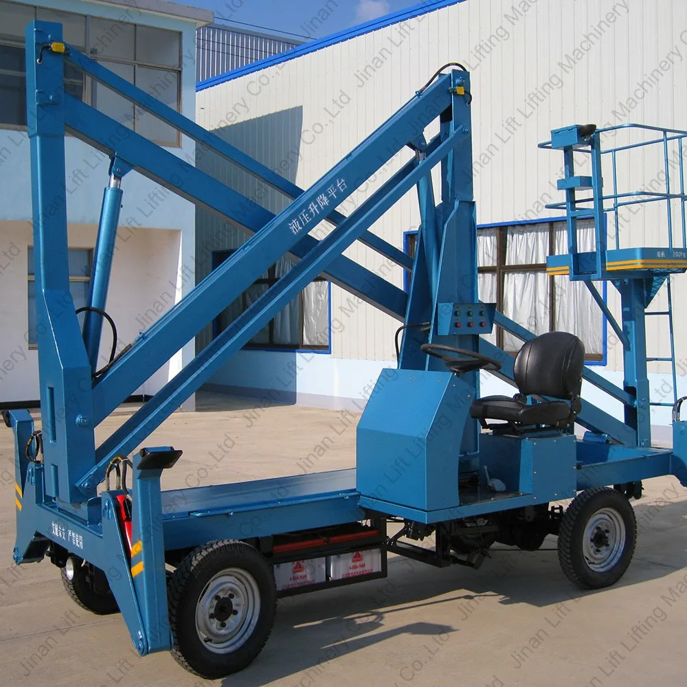 14m Battery Powered Aerial Hydraulic Manlift Price Self Propelled ...