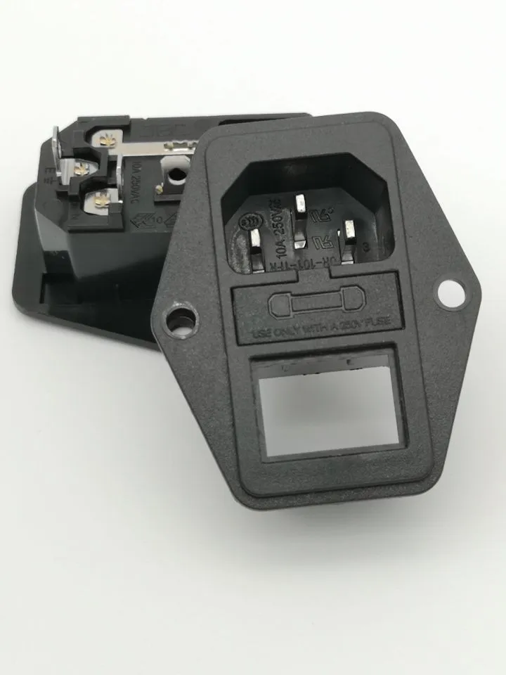 Jr-101-1frsg-03 Jec Polysnap Inlet Ac Power Socket With Switch & Fuse ...