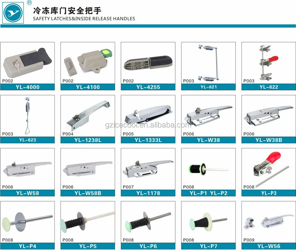 High Pressure Zinc Alloy Cam-Lift Type Latch 1178 for Cold Room Safety