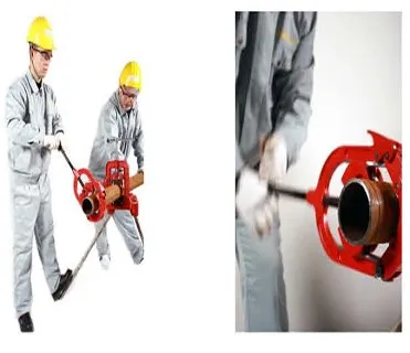 6-8 Inch Hinged Model Ductile Iron Pipe Cutter for 168-240 Mm OD