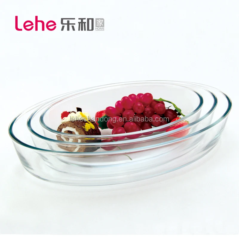 Brand New Borosilicate Glass Baking Tray Bakeware Pan Set - Buy Glass ...