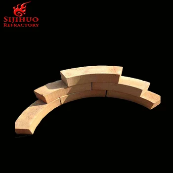 Thin Round Curved Kiln Refractory Clay Fire Bricks Price For Boiler ...