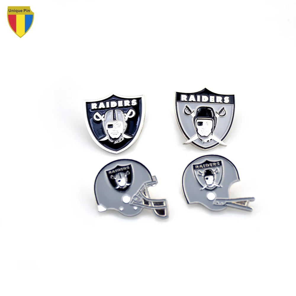 Design Popular Raiders Custom Logo Soft Enamel Lapel Pin - Buy Raiders ...
