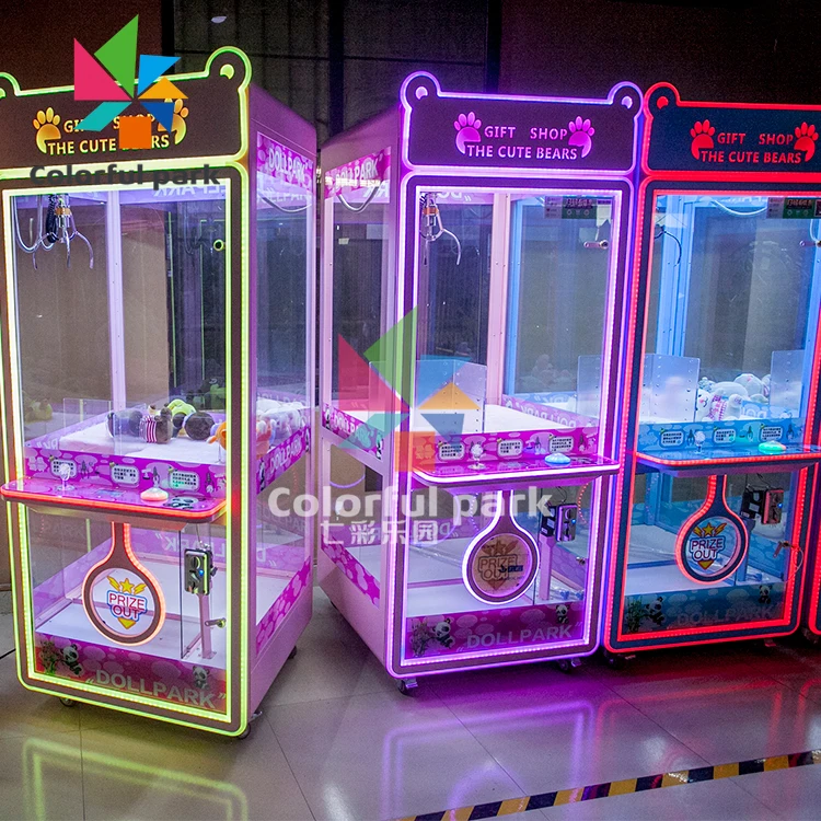 Colorful Park Claw Machines Game - Fun for All Ages
